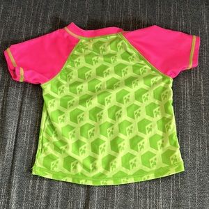 Minecraft | Swim | Mojang Studios Minecraft Girls Size 4 Rash Guard ...